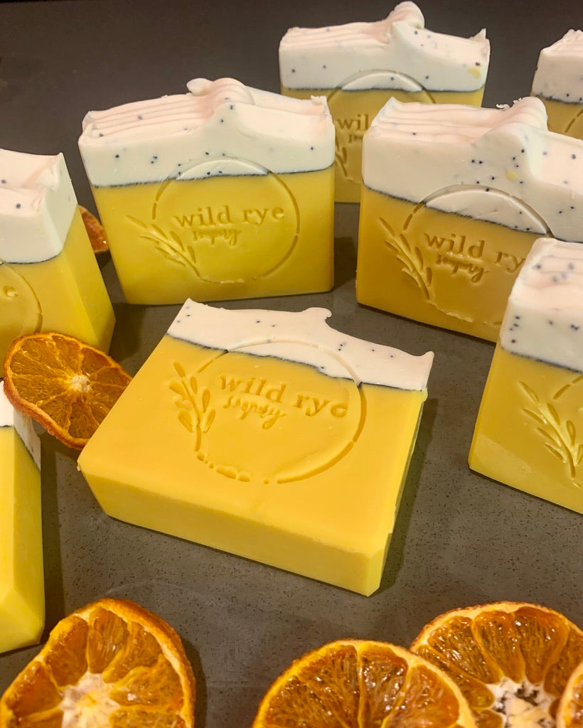 Crisp Clementine All Natural Goat Milk Soap – Wild Rye Soapery